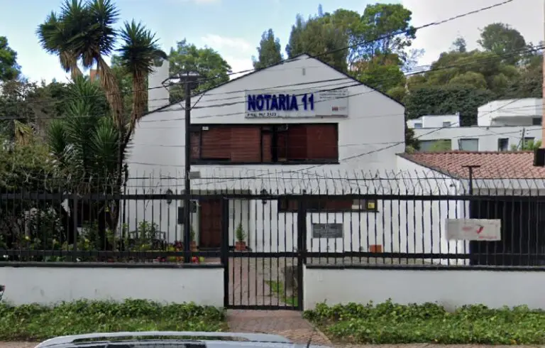 Notaría 11 De Bogotá ⇨ Dirección Y Datos De Contacto